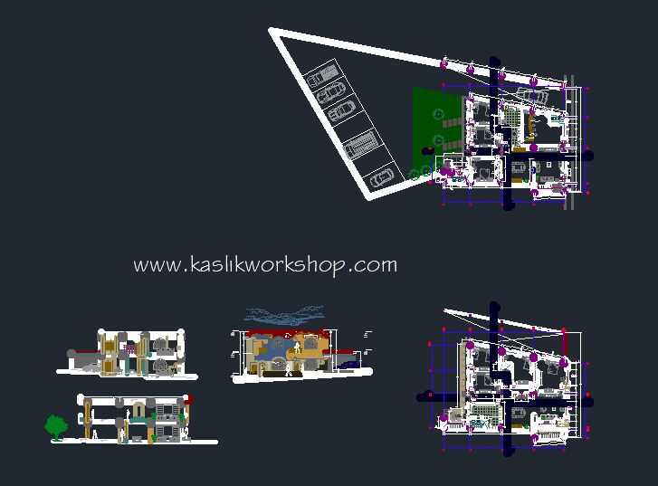 Kaslik Workshop | House 2D Drawing